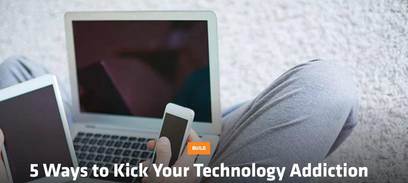 5 Ways to Kick Your Technology Addiction – Productivity Hub